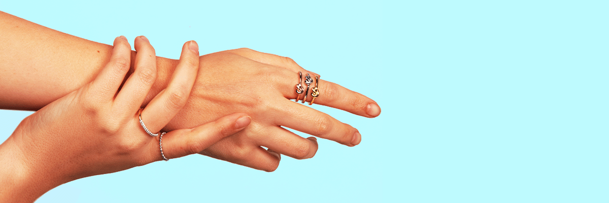 How To Wear Stacking Rings