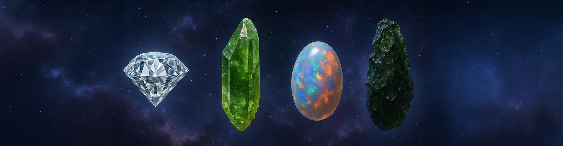 4 Remarkable Gemstones That Can Be Found in Space
