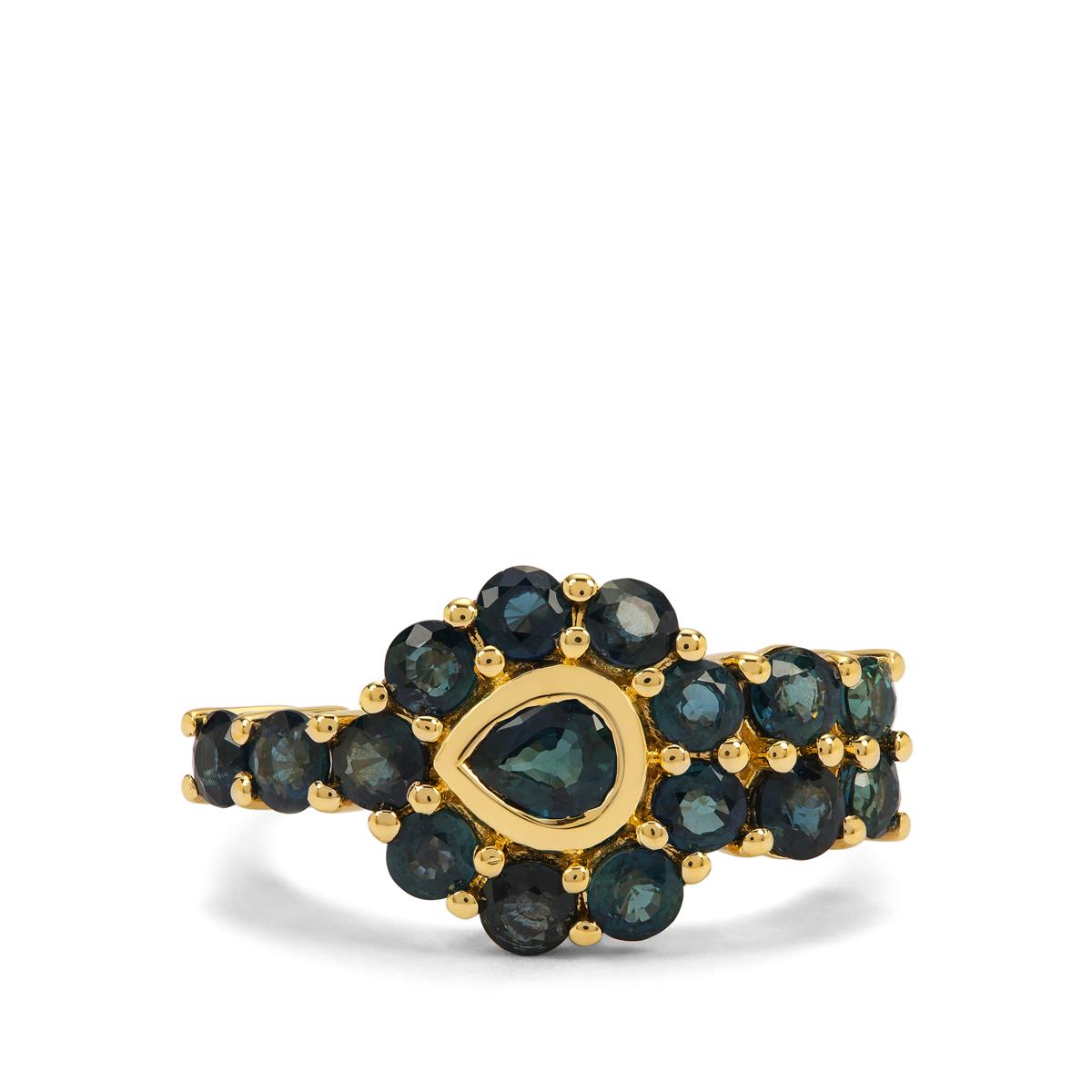 Natural Nigerian Blue Sapphire Ring in 9K Gold 2.70cts | Gemporia