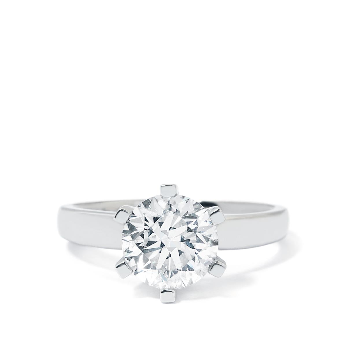 2ct Diamond Solitaire Platinum 950 Ring | Gemporia