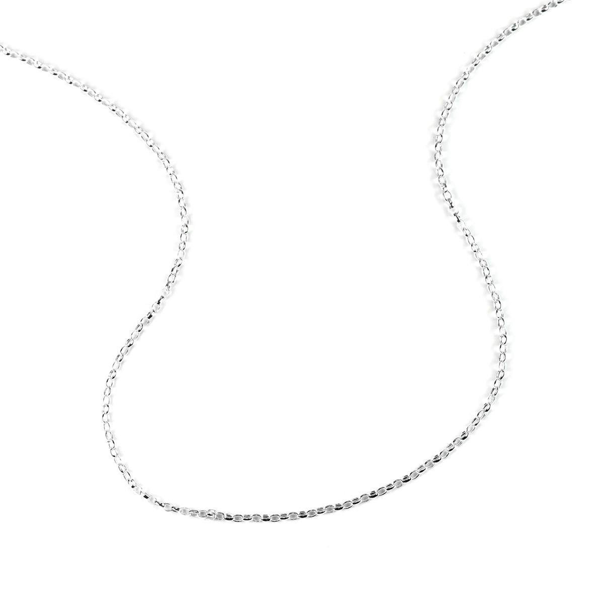 Argentium 960 Silver Oval Belcher Chain 3.11g | Gemporia