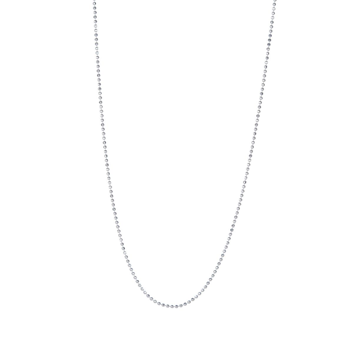 17.75-19.50 Sterling Silver Tempo Diamond Cut Ball Chain 3g | Gemporia