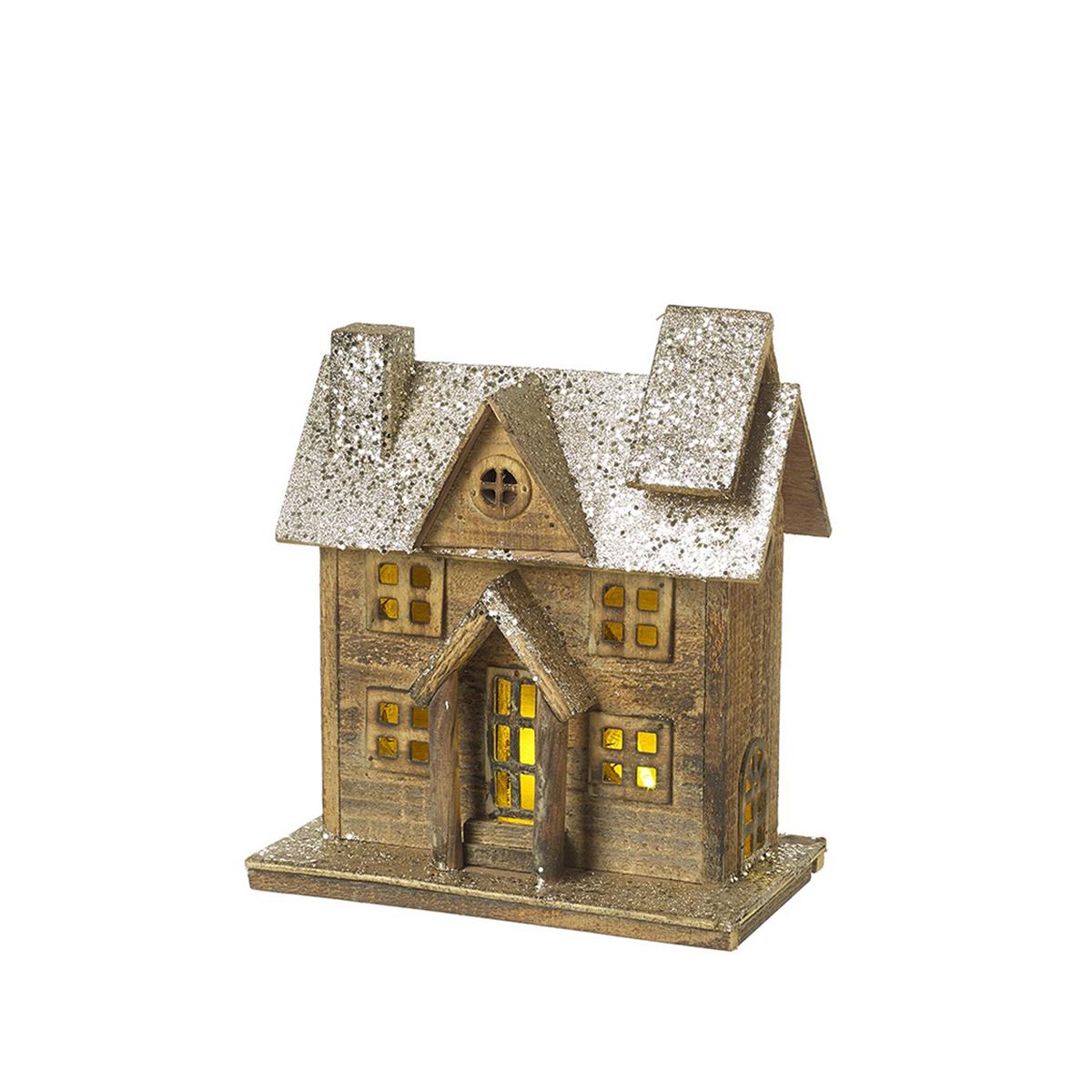 Wooden Light-Up House | Gemporia