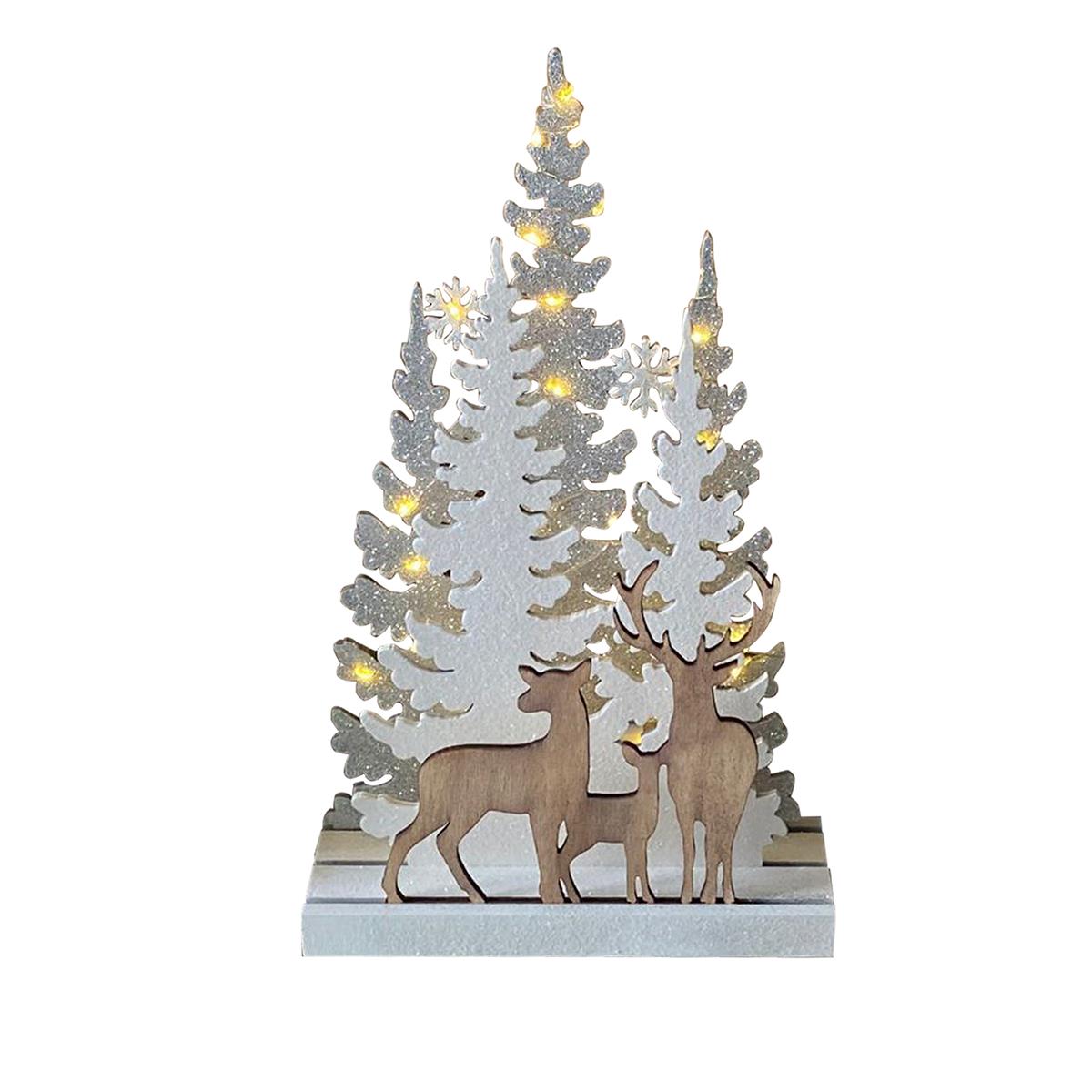 Woodland LED Light Up Christmas Scene | Gemporia