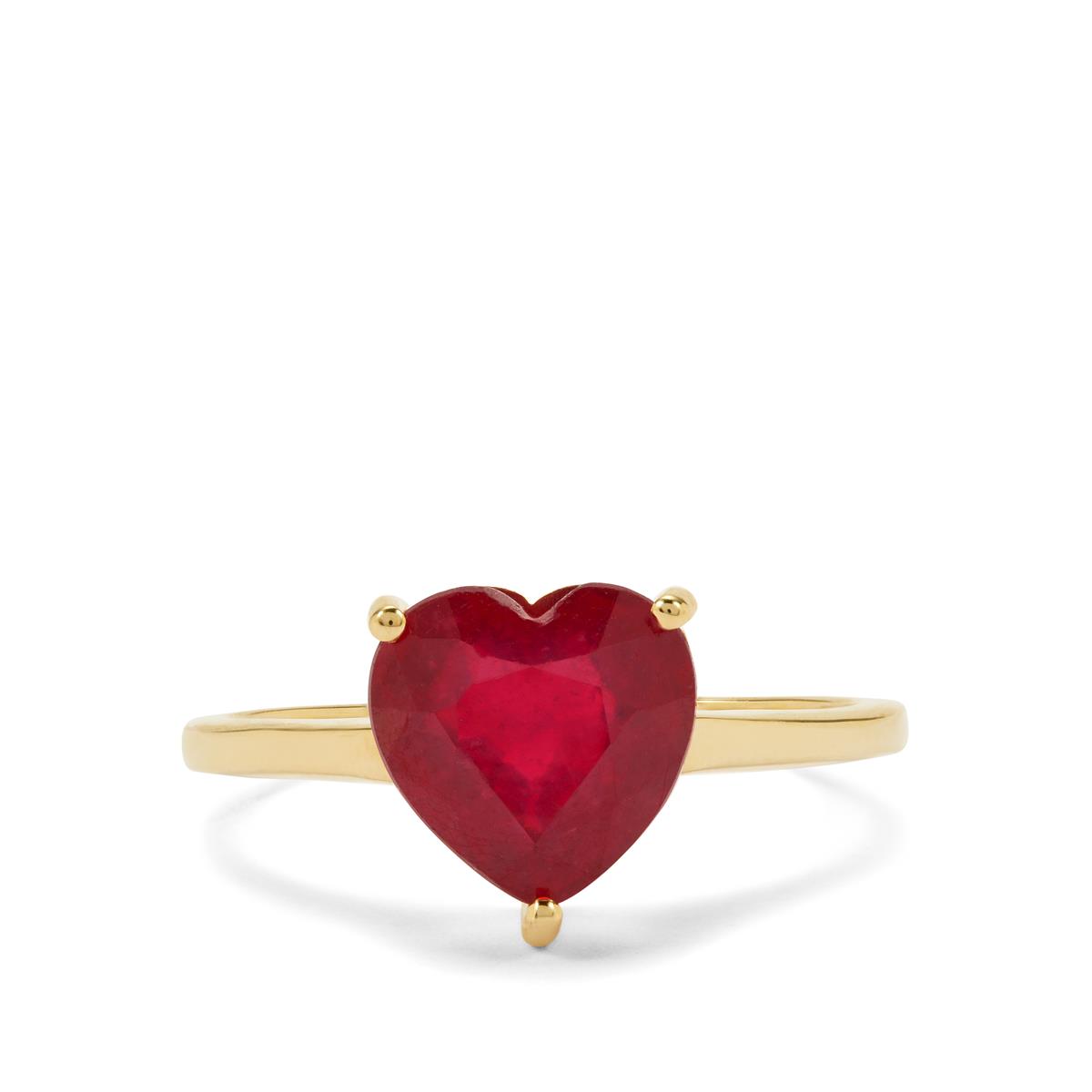 Bemainty Ruby Ring in 9K Gold 3.40cts | Gemporia
