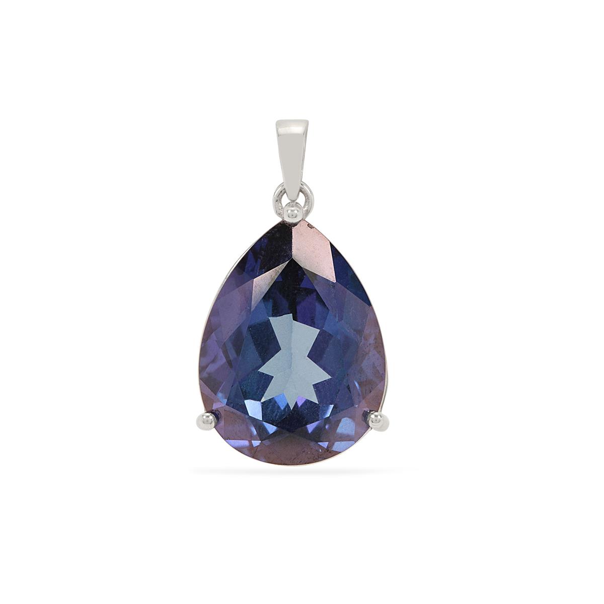 AAAA Violet Topaz Pendant in Sterling Silver 19cts | Gemporia