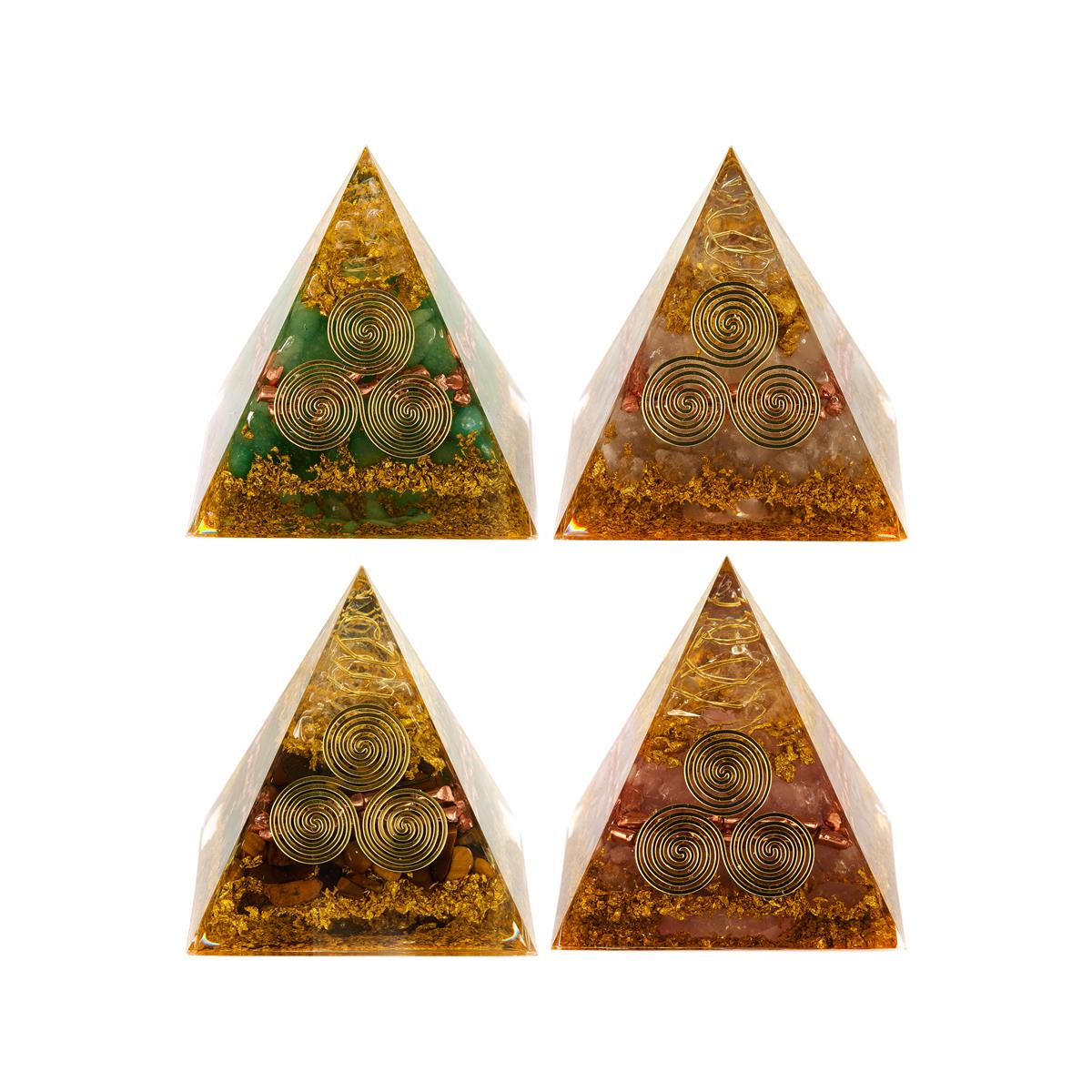 Gem Auras Orgonite Gemstone Pyramid - 4 available | Gemporia