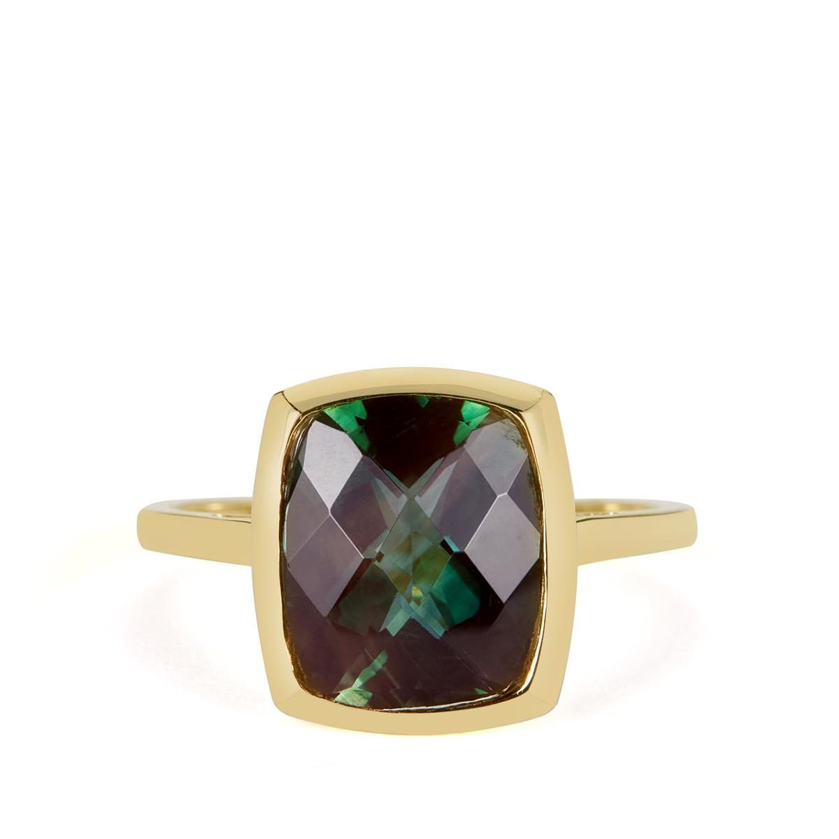 Green Andesine Ring in 9K Gold 3.25cts | Gemporia