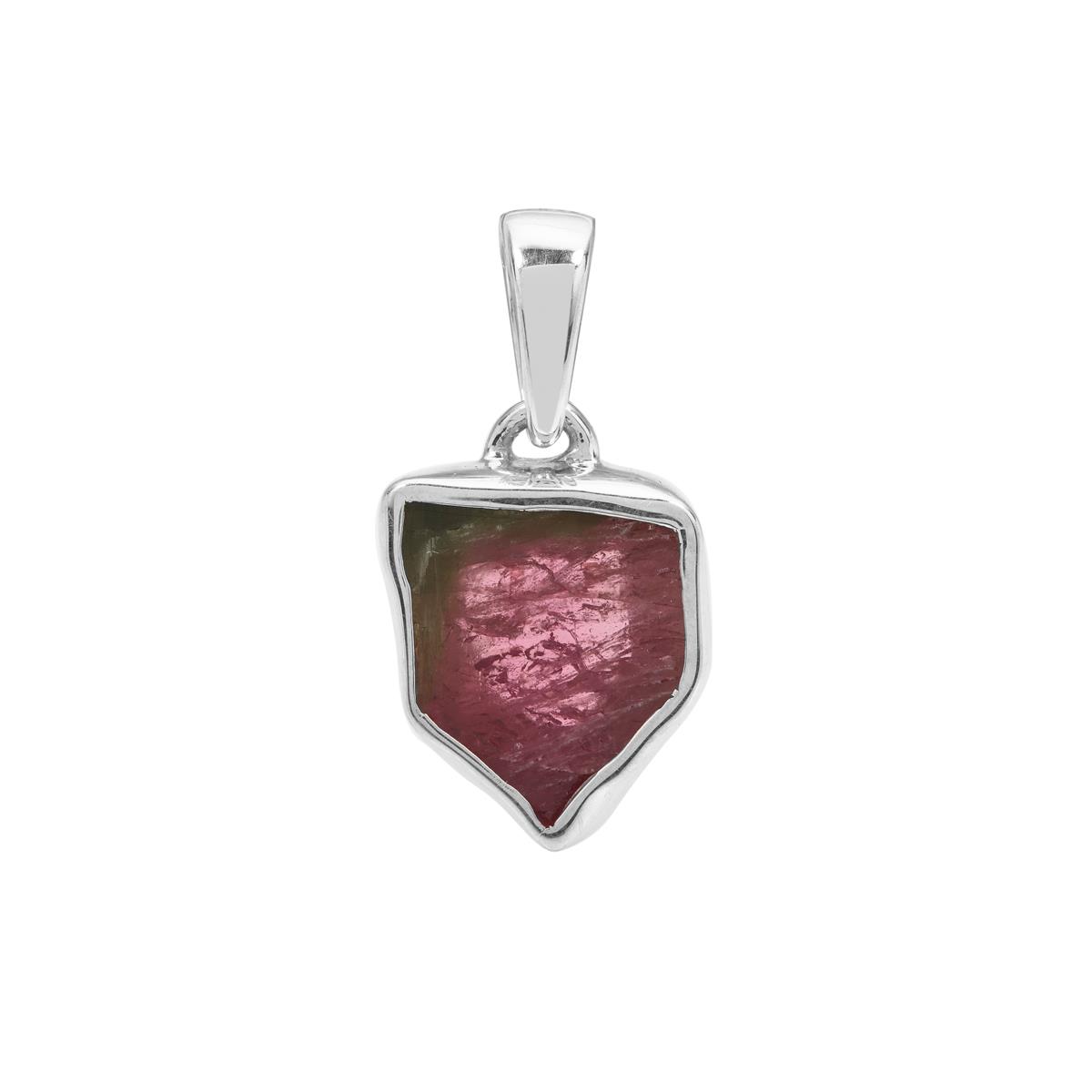 Parti Colour Tourmaline Pendant in Sterling Silver 2.50cts | Gemporia