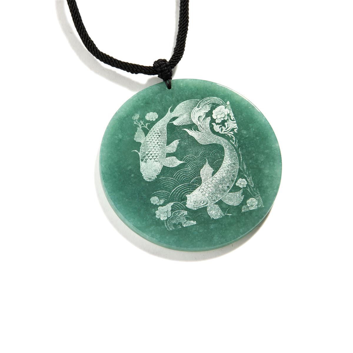 Type A Olmec Jadeite Eternal Harmony Rope Necklace 130cts | Gemporia