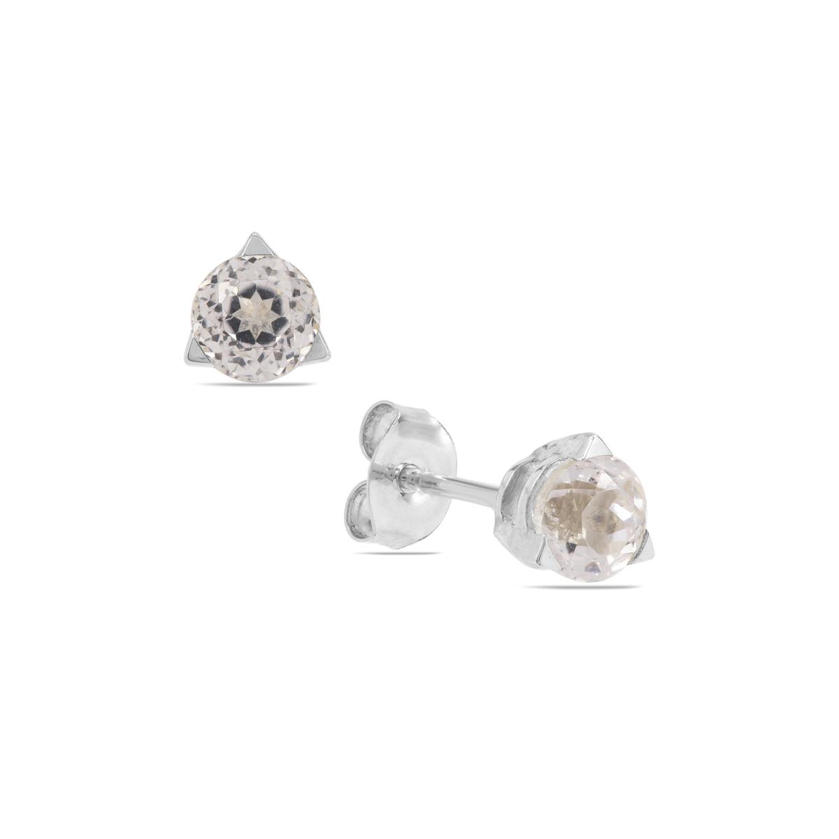 Boto Ice Kunzite Earrings in Sterling Silver 1.35cts | Gemporia