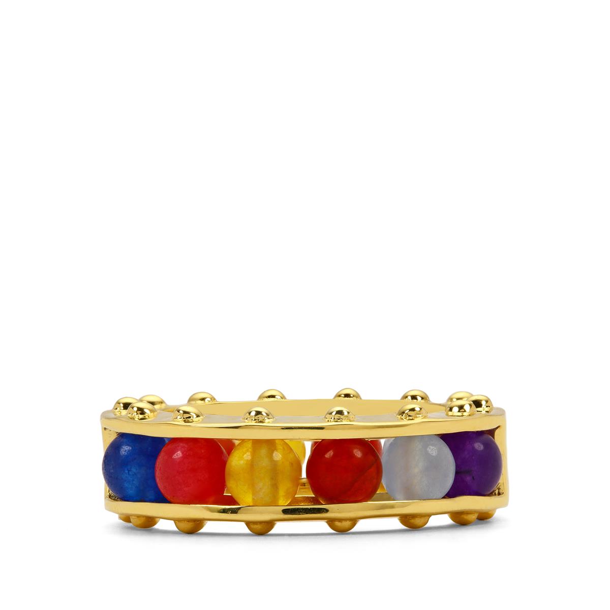 Multi Colour Quartz Midas Eternity Band Ring 6.45cts | Gemporia