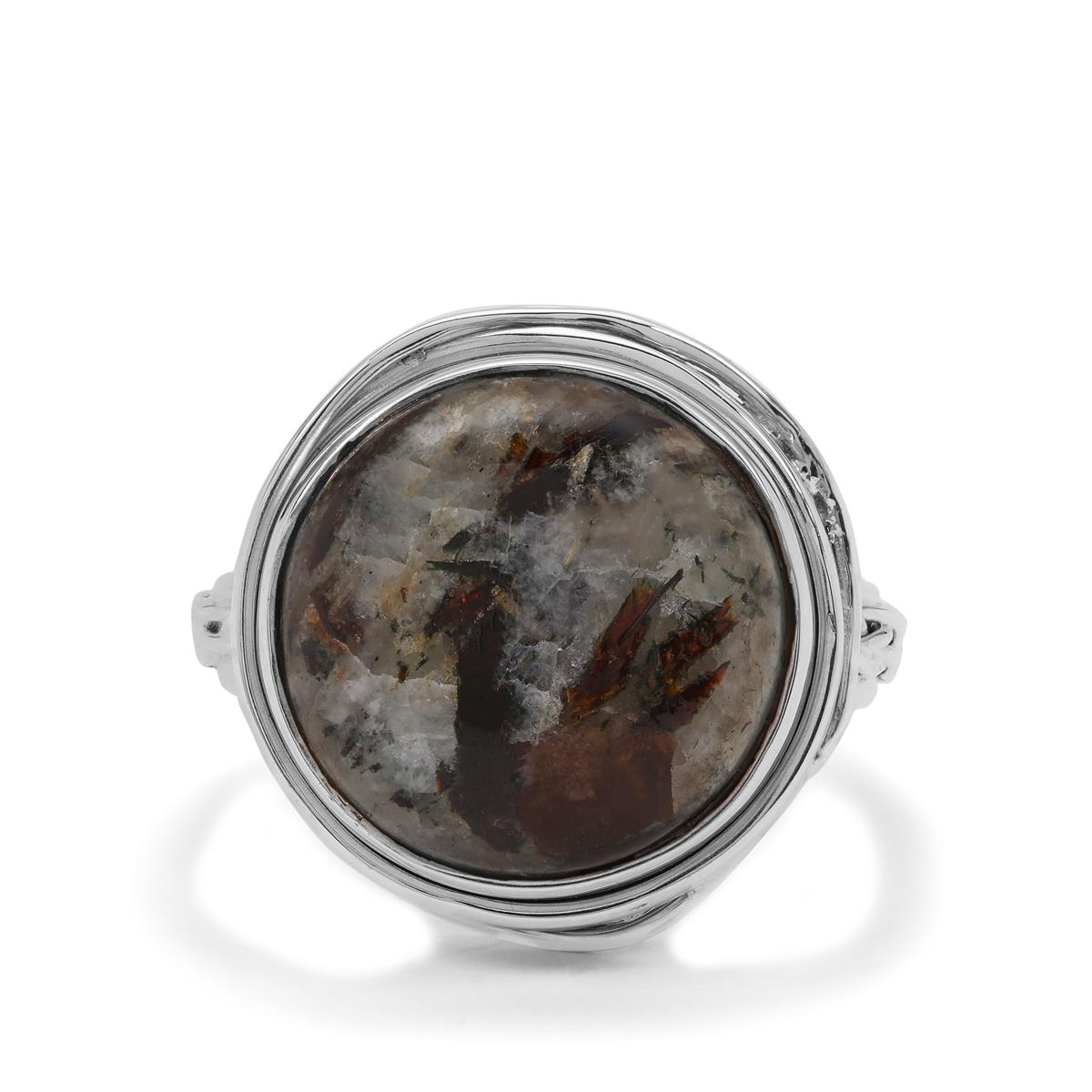 Astrophyllite Ring in Sterling Silver 8cts | Gemporia
