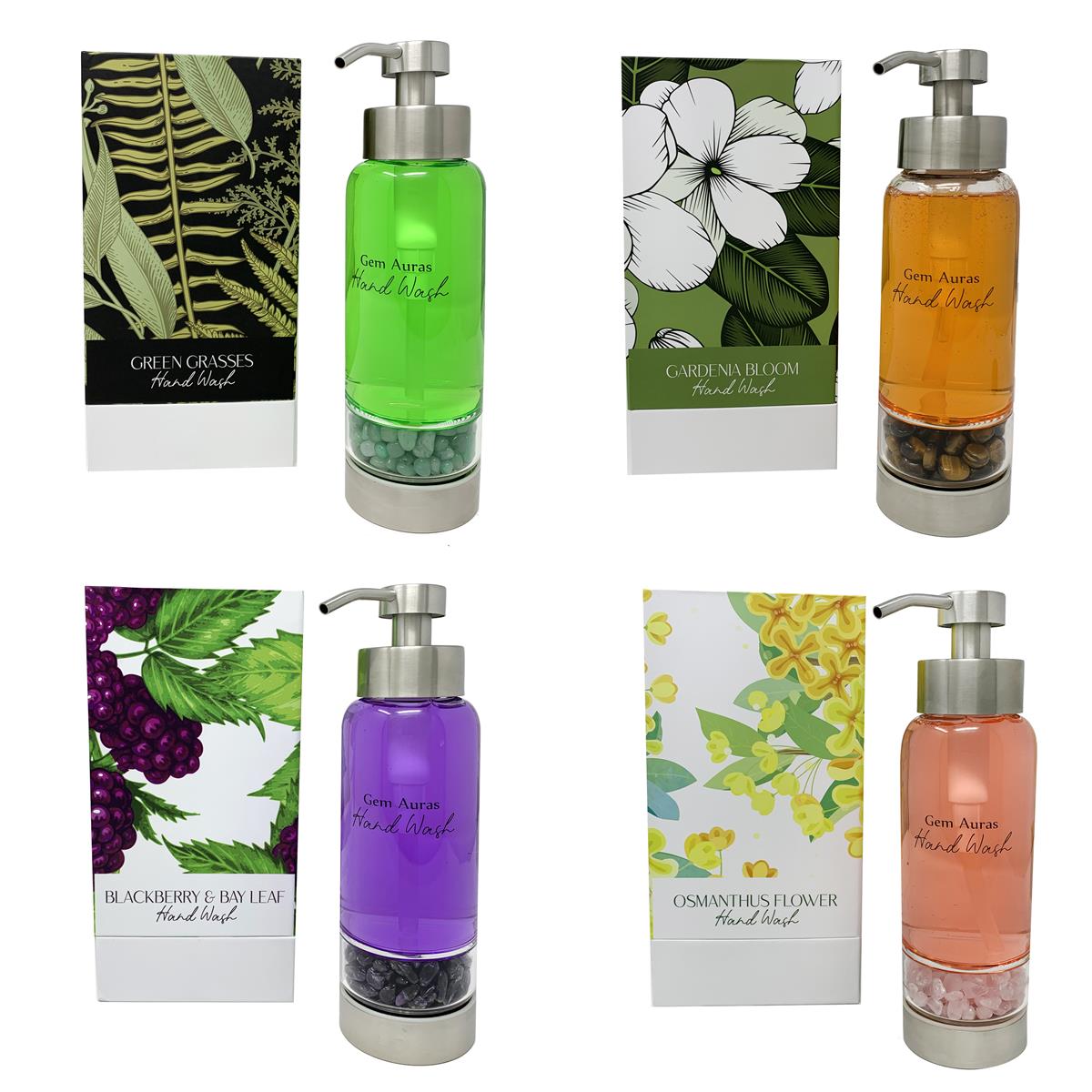Gem Auras Hand Wash with Gemstones ATGW 800cts - 4 variations | Gemporia