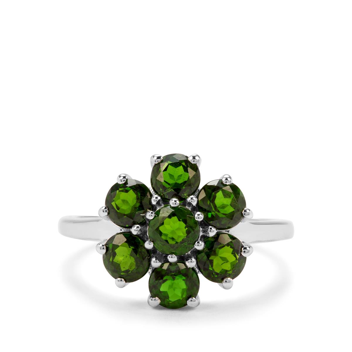 Chrome Diopside Ring in Sterling Silver 2.98cts | Gemporia