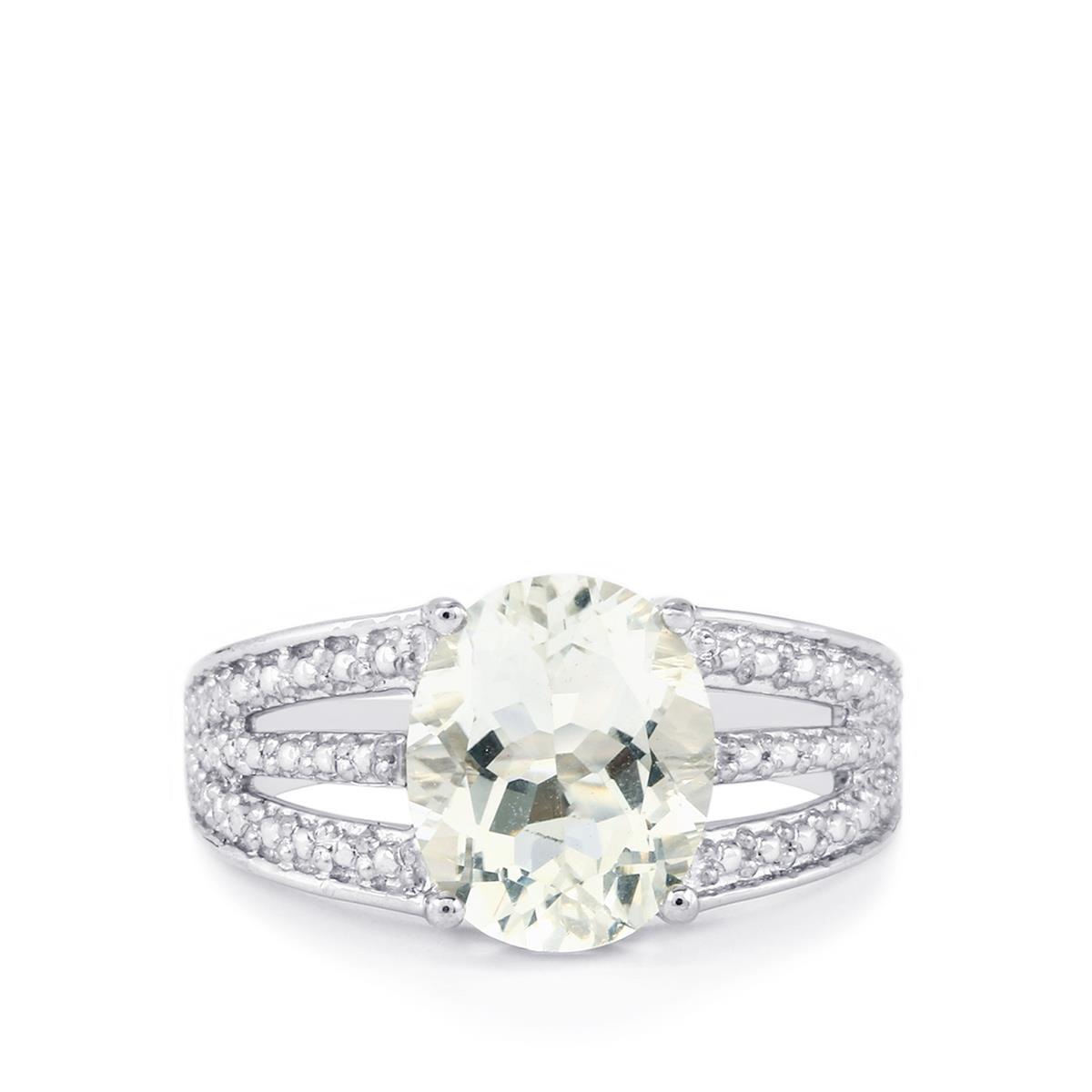 Itinga Petalite Ring in Sterling Silver 2.94cts | Gemporia