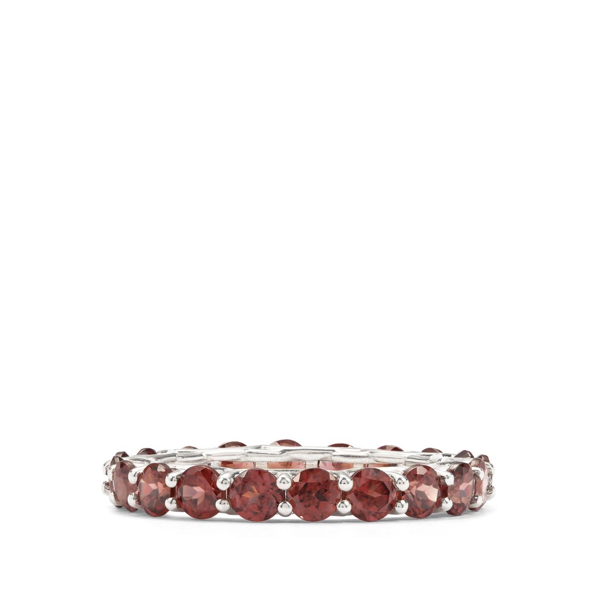 Red Zircon Ring in Sterling Silver 5.24cts | Gemporia