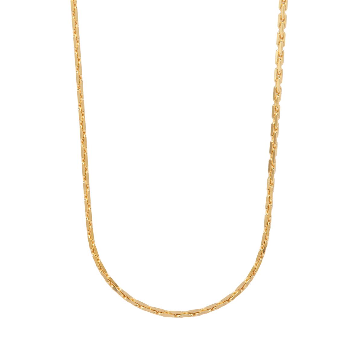 20 Midas Tempo Diamond Cut Boston Link Chain 1.31g | Gemporia