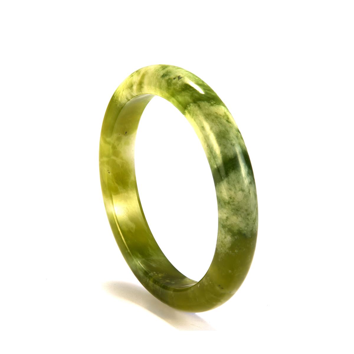 Snowflake Serpentine Bangle 233.50cts | Gemporia