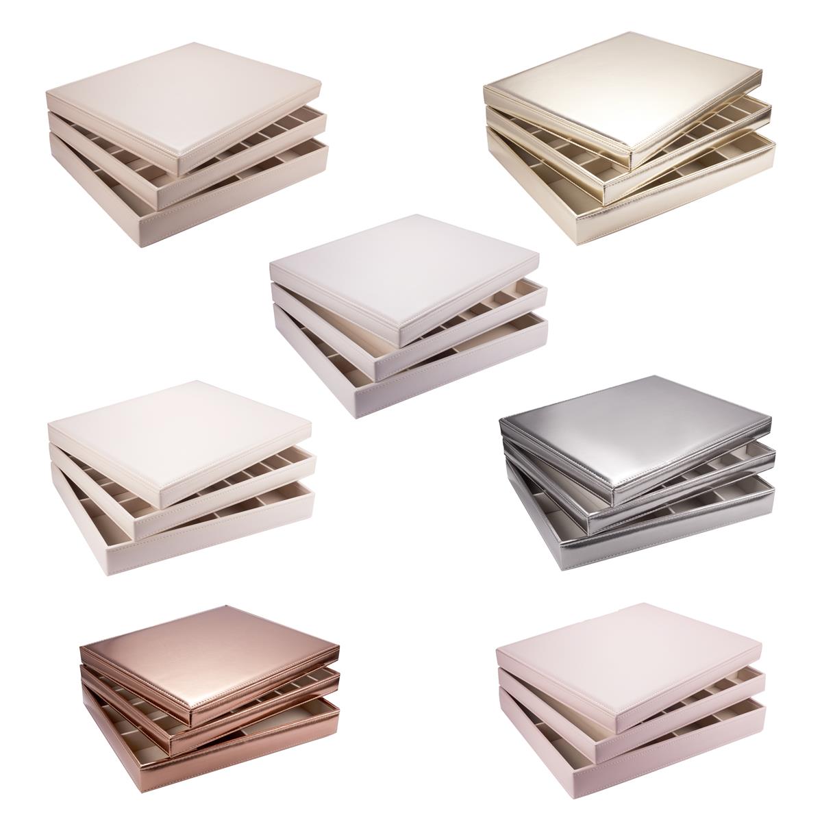 Extra Large Stacking Jewellery Box in a Choice of Colours | Gemporia