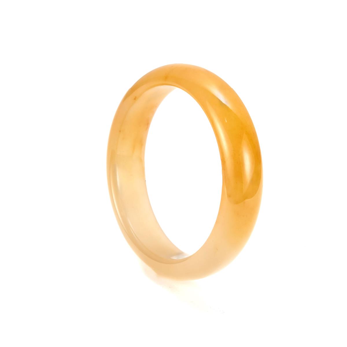 Golden Silk Quartzite Jade Bangle 300cts | Gemporia