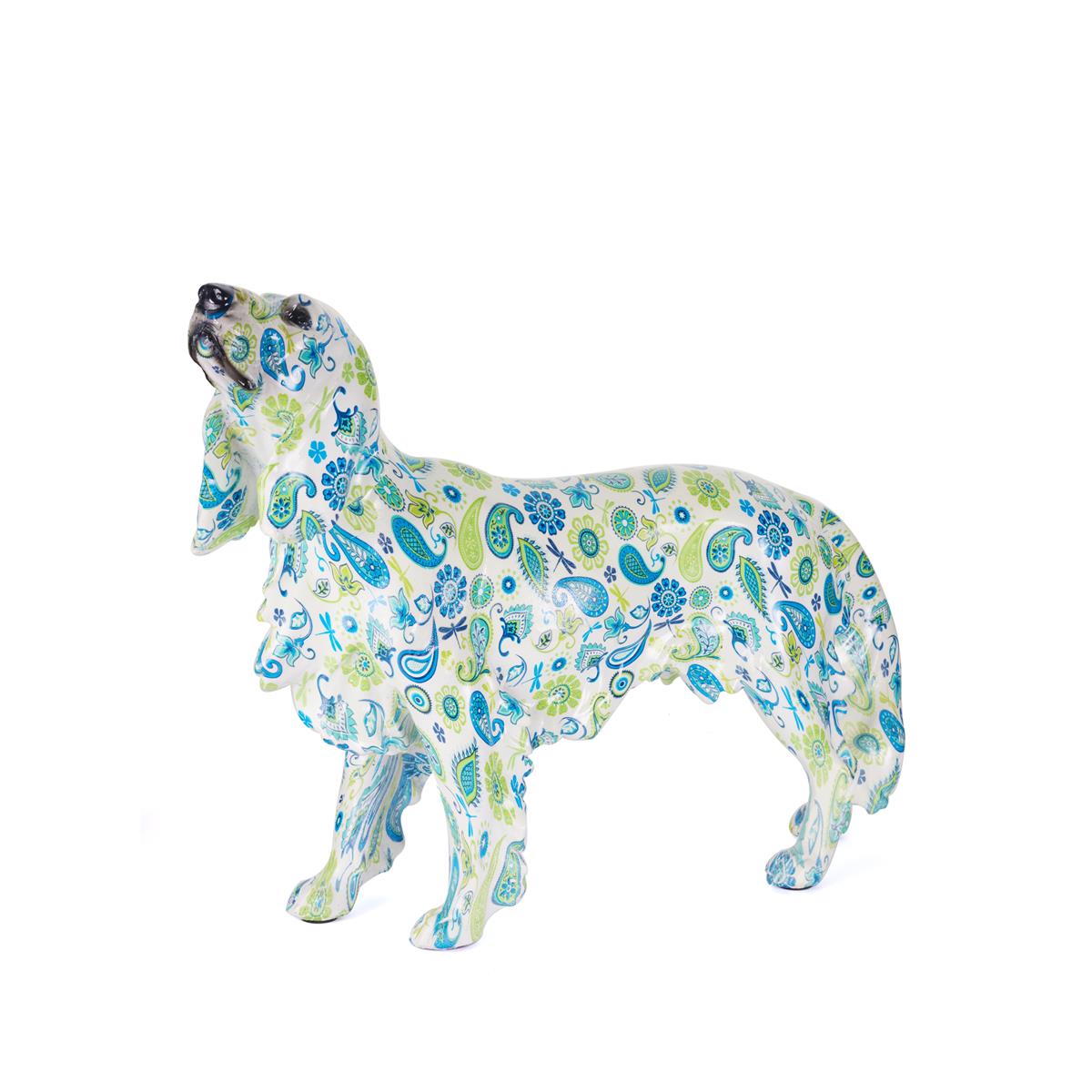 Jasper the Red Setter - Abstract Art Deco Resin Decoration | Gemporia