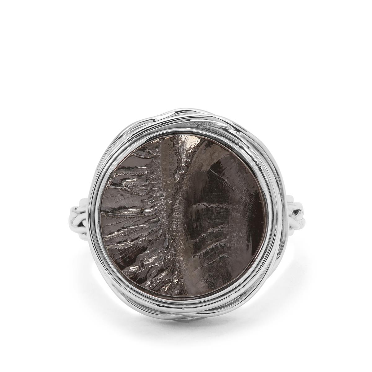 Shungite Ring in Sterling Silver 7cts | Gemporia