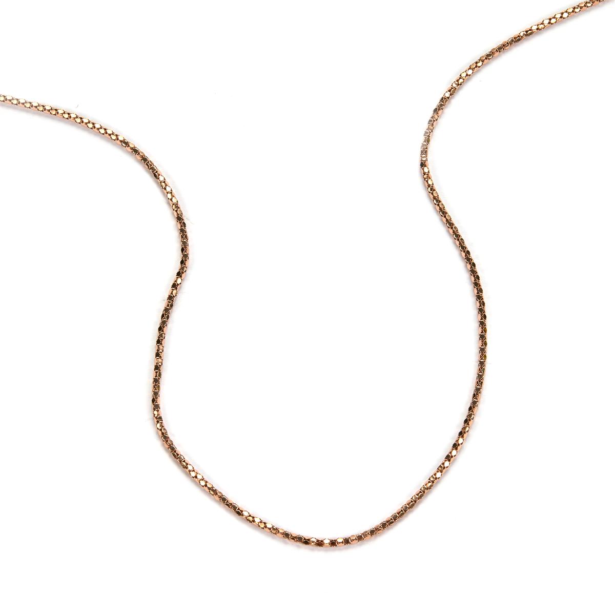 17 Rose Gold Plated Sterling Silver Altro Popcorn Necklace with ...