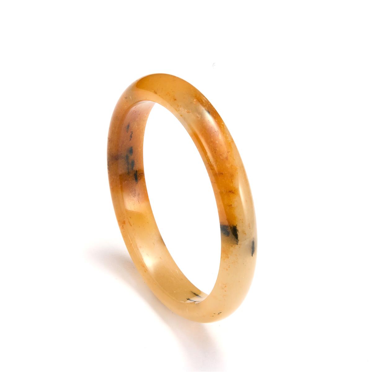 191cts Huanglong Yellow Jade Bangle | Gemporia