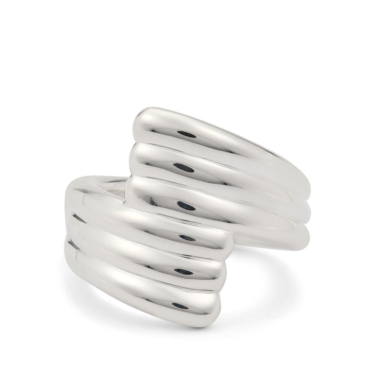 Sterling Silver Swirl Wrap Around Ring | Gemporia