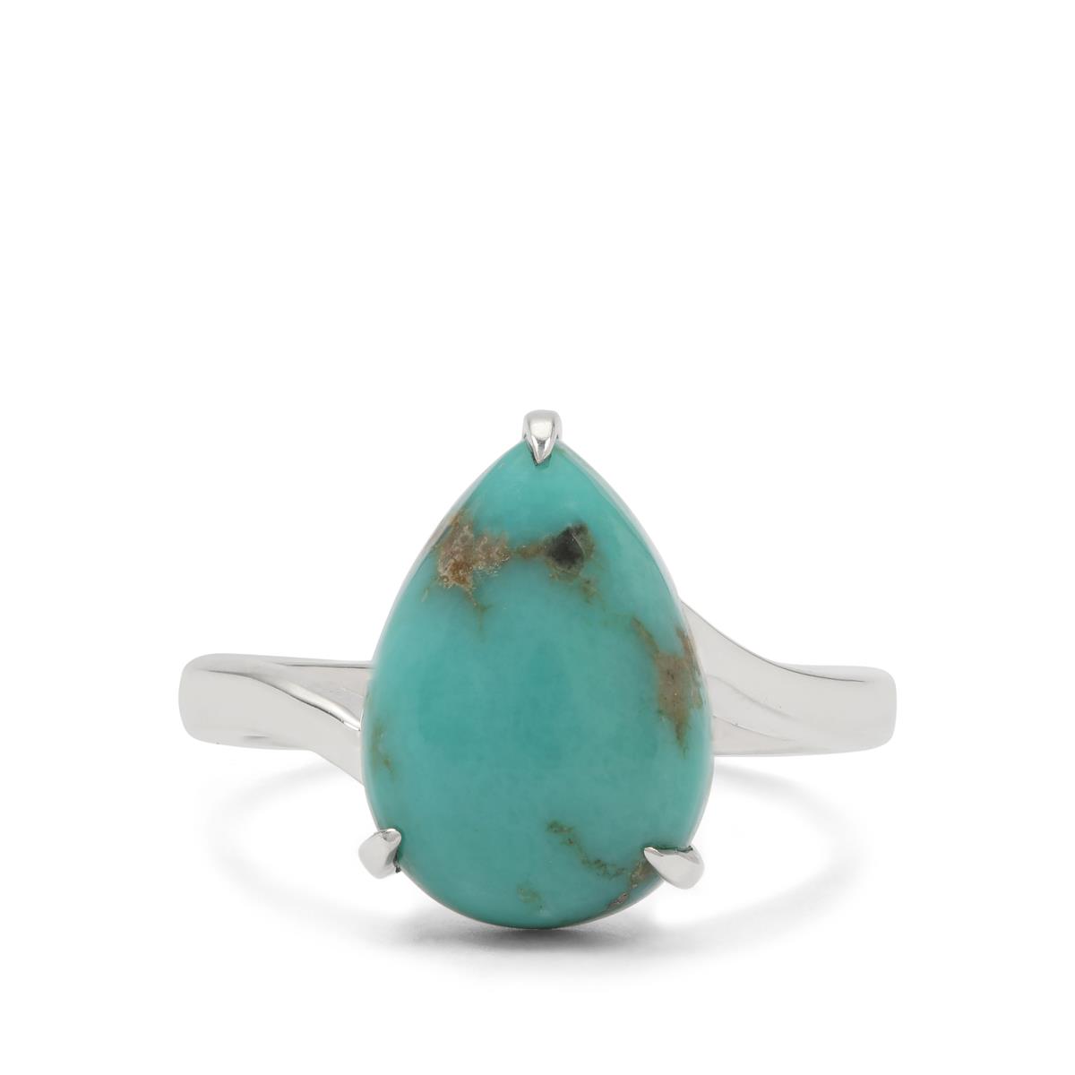 Australian Turquoise Ring in Sterling Silver 5cts | Gemporia