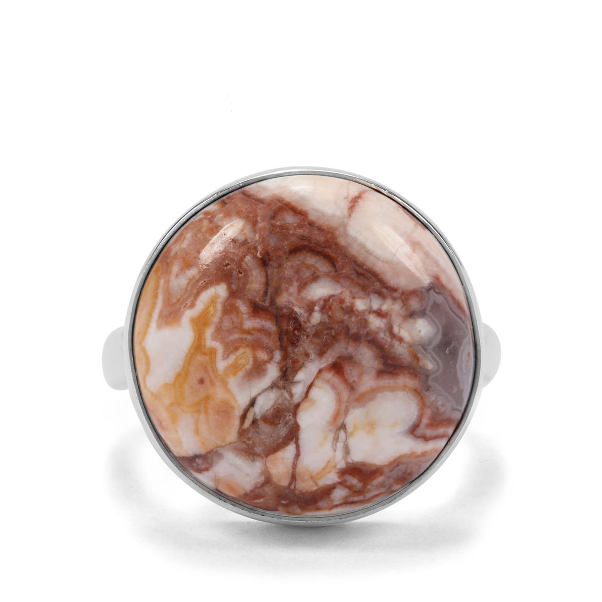 Rosetta Jasper Ring in Sterling Silver 14.21cts | Gemporia