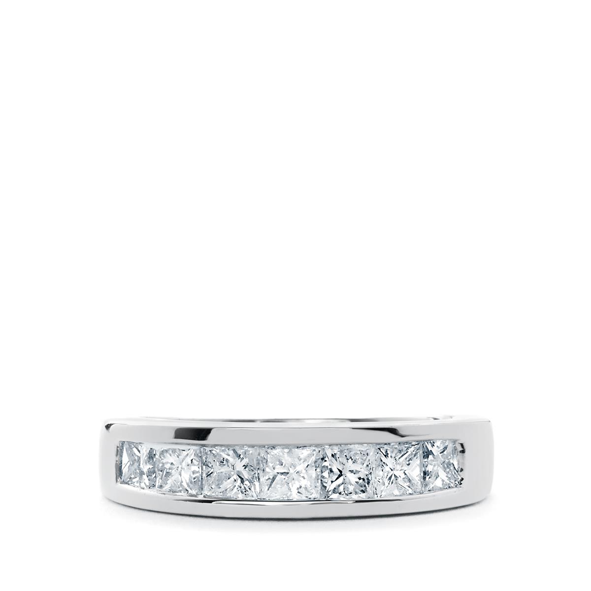 1ct Channel Set Diamond Ring Platinum 950 | Gemporia
