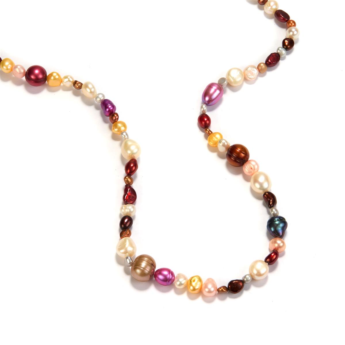 The Festive Rope Freshwater Cultured Pearl Endless Rope (10 - 4mm ...