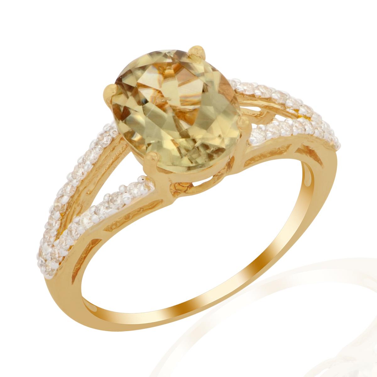 Csarite® Ring with Diamond in 18k Gold 3.22cts | Gemporia