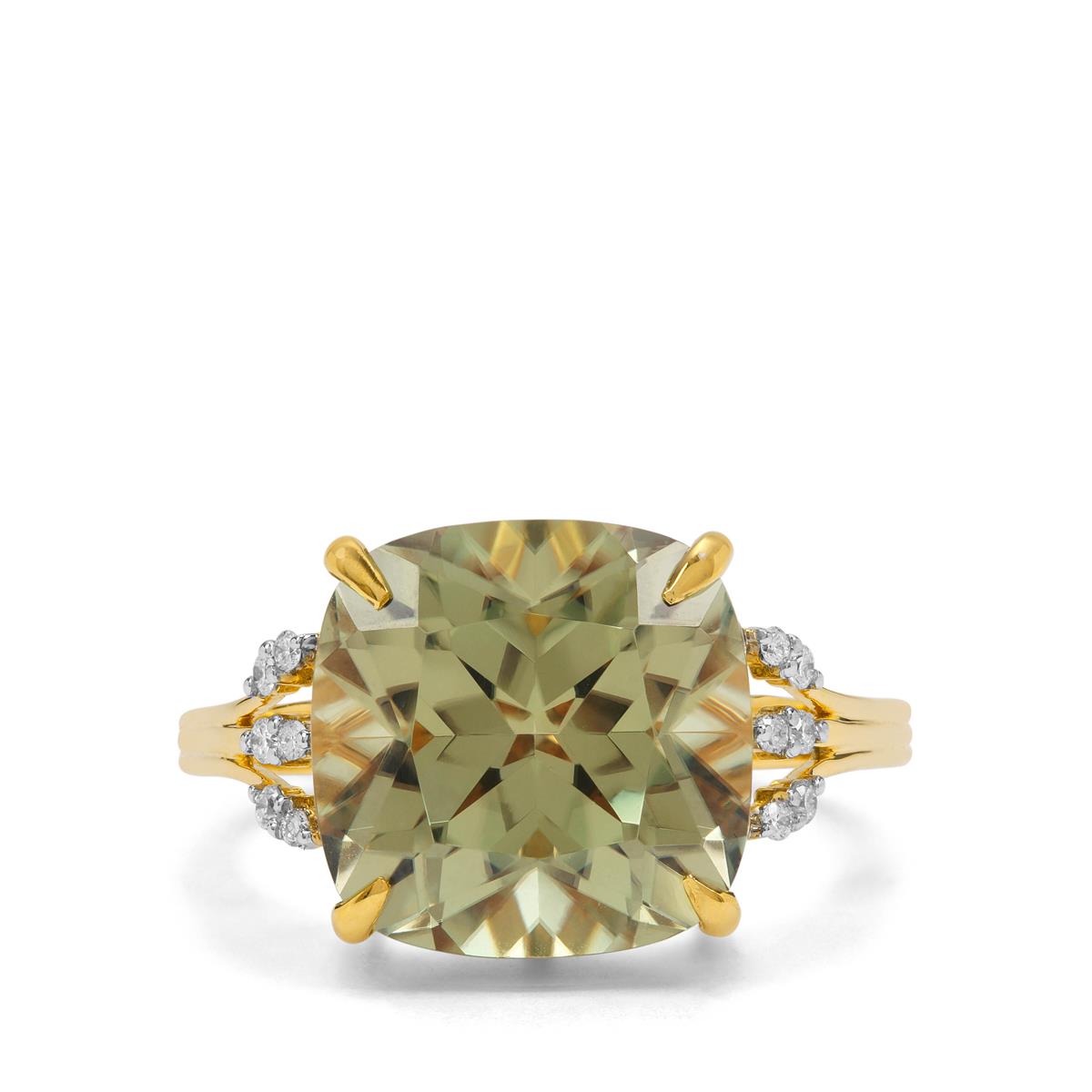 Csarite® Ring with Diamond in 18K Gold 8.65cts | Gemporia