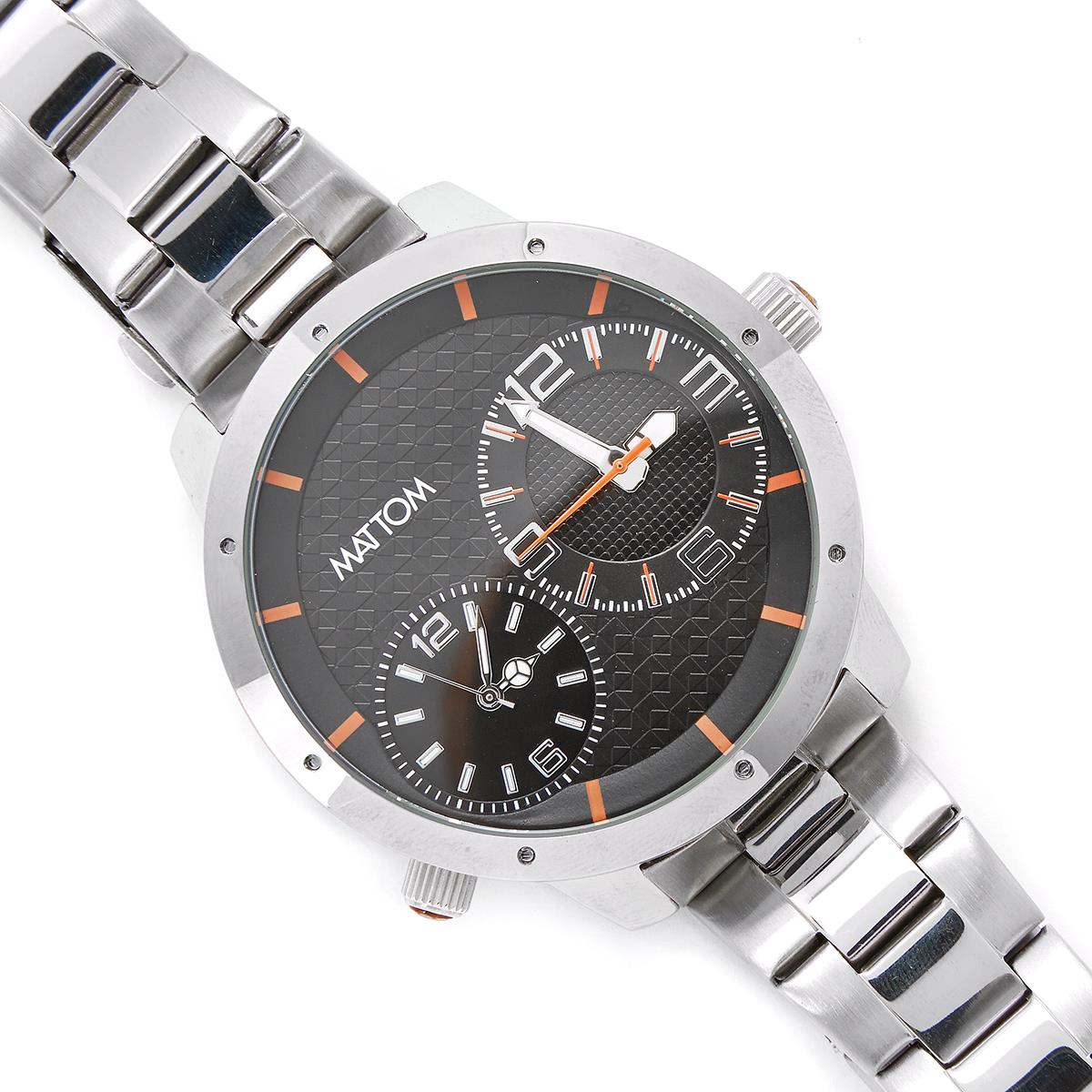 Citrine Mattom Dual Time Watch | Gemporia