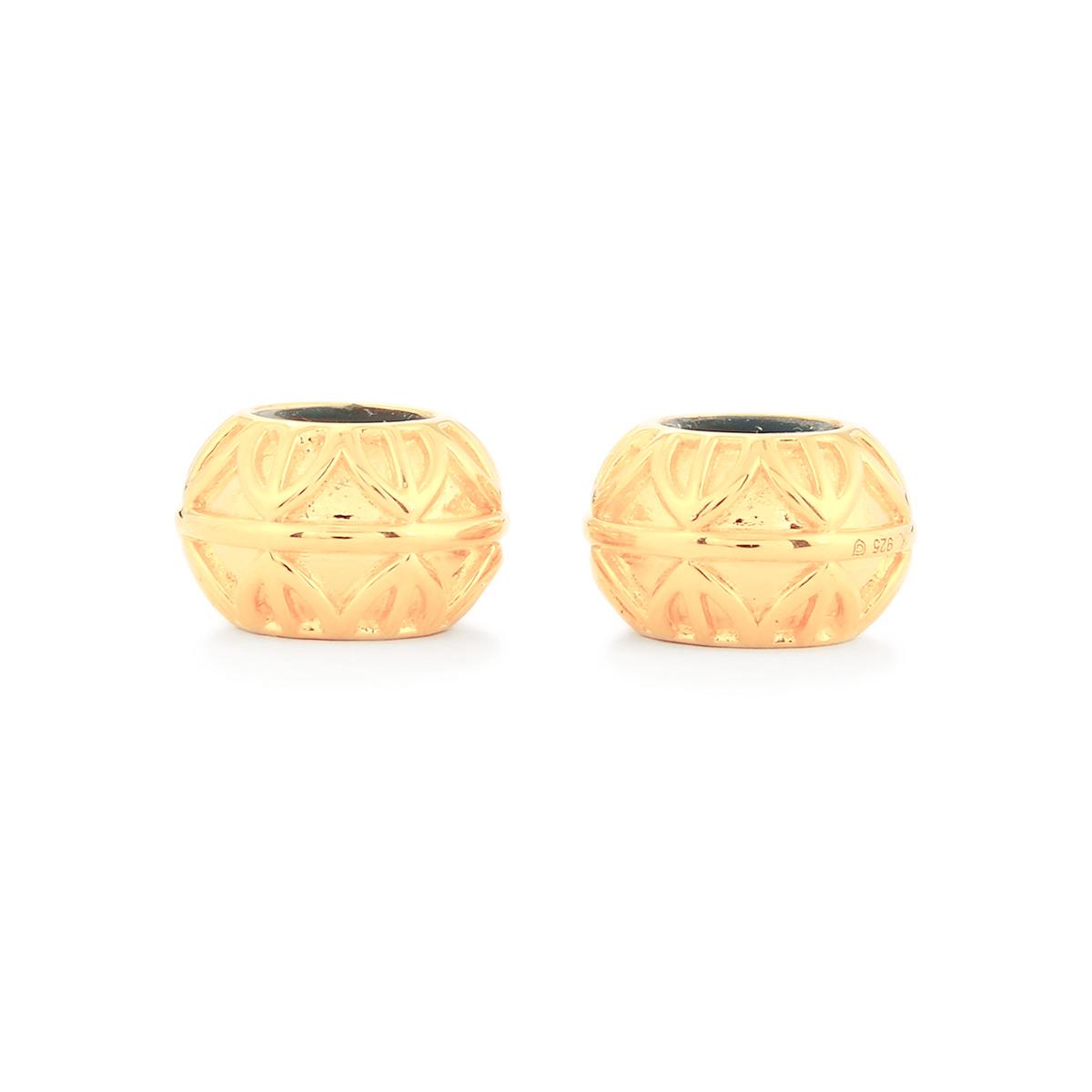 Charm Stoppers in Gold Plated Sterling Silver | Gemporia