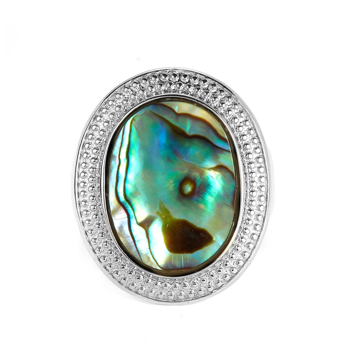 Paua Ring in Sterling Silver | Gemporia