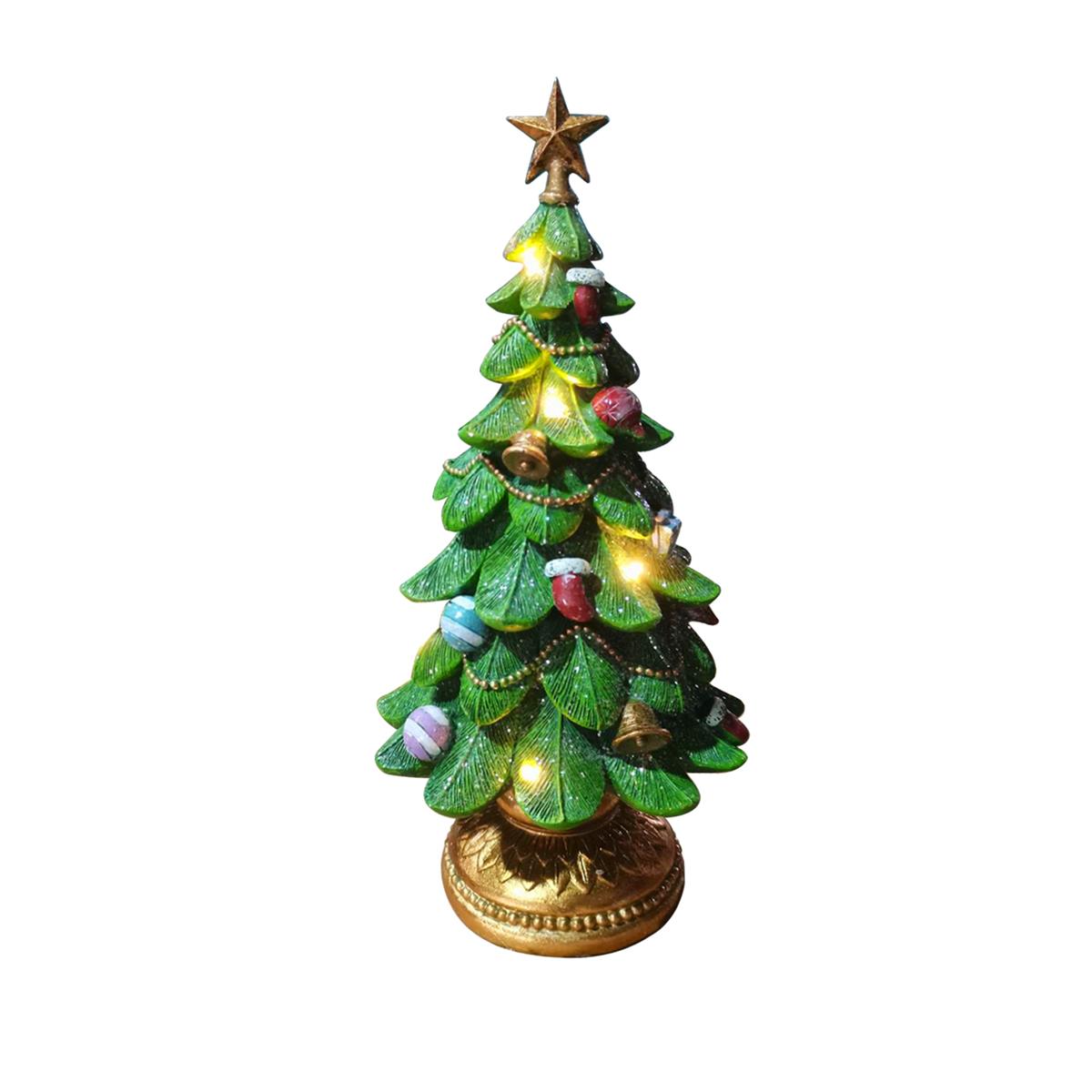 Light Up Resin Christmas Tree | Gemporia