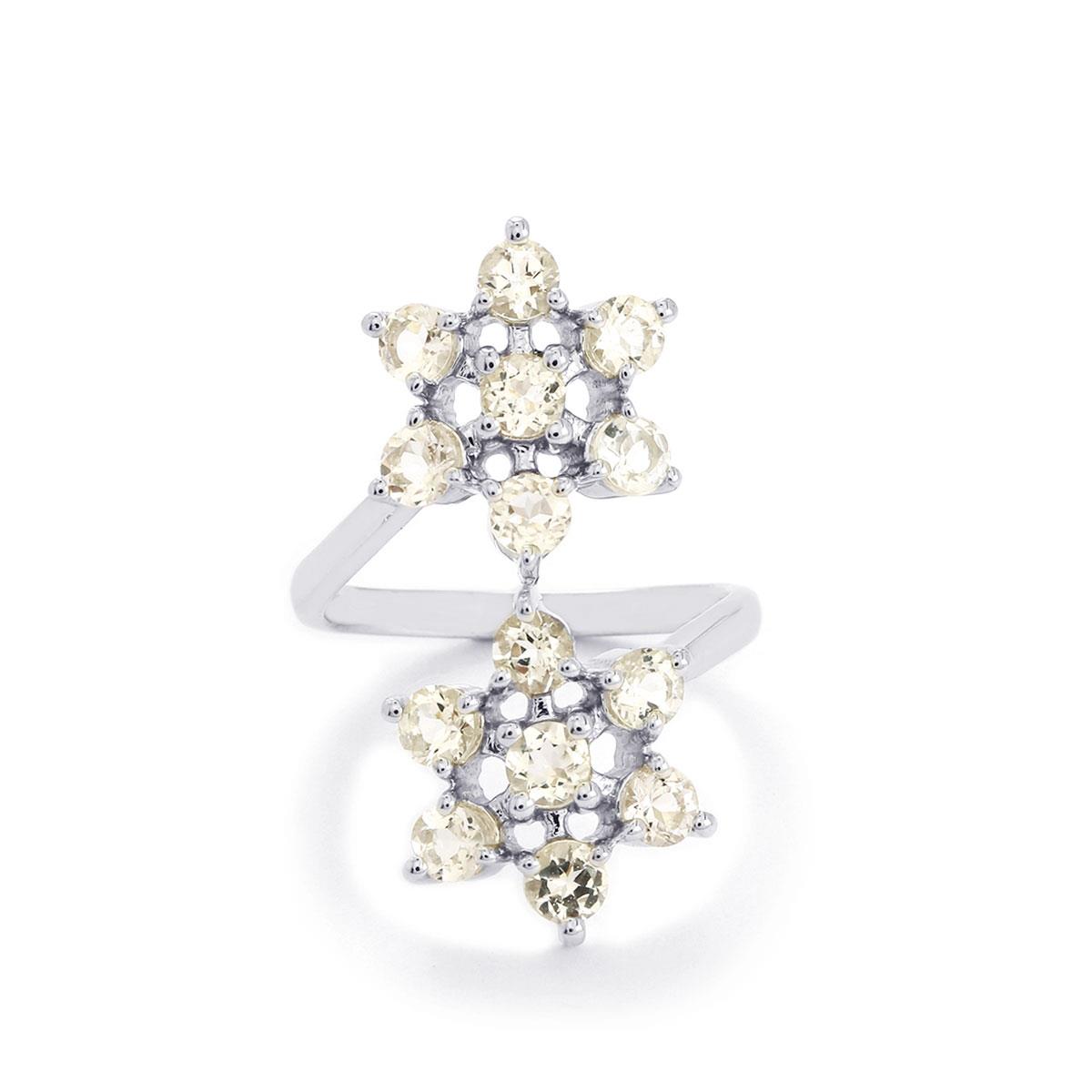 Goshenite Ring in Sterling Silver 2.21cts | Gemporia