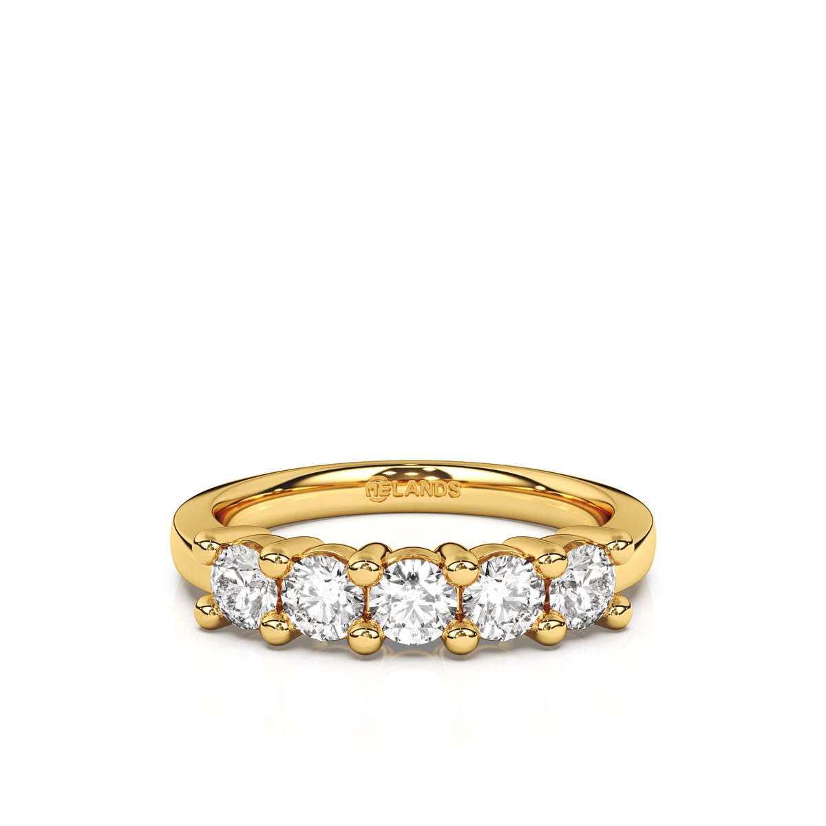 Ekati Canadian Diamond Ring in Modern Electrum 0.75ct | Gemporia