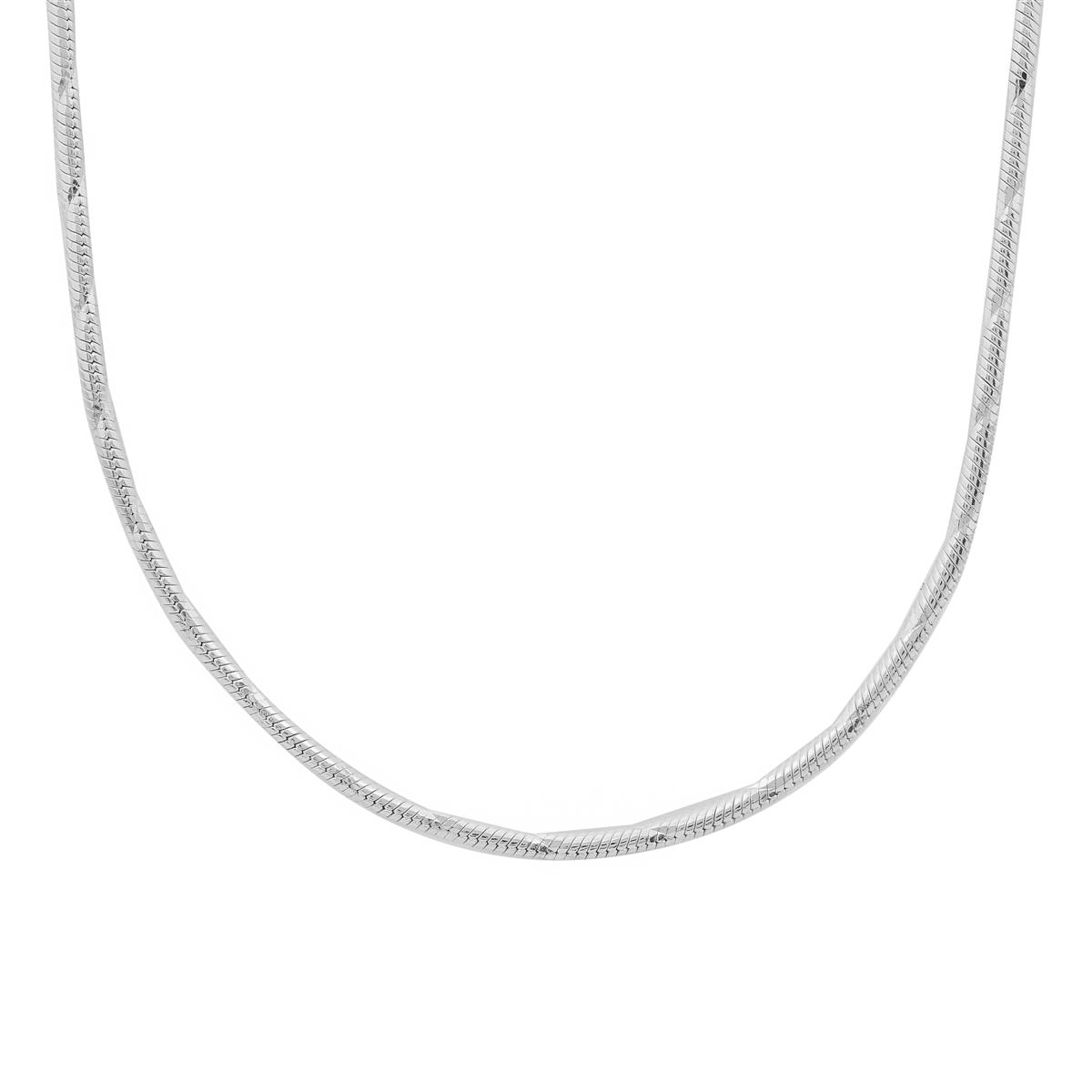 18 Sterling Silver Tempo Diamond Cut Snake Chain 4.25g | Gemporia