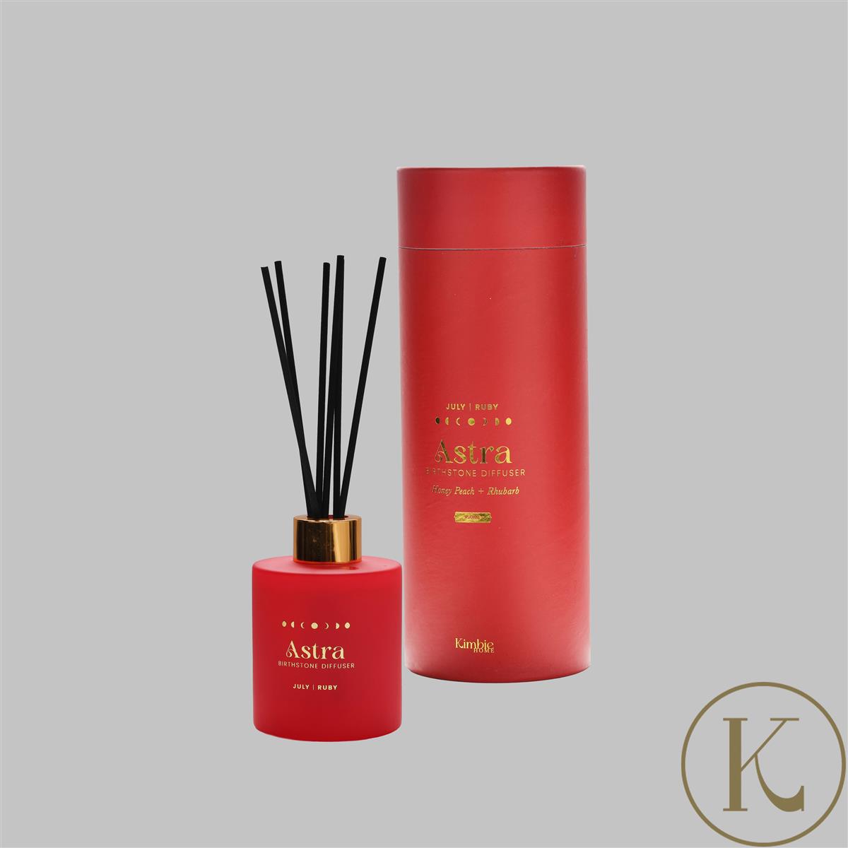 Kimbie Home Astra July Birthstone Diffuser 150ml with Faceted Rubies ...