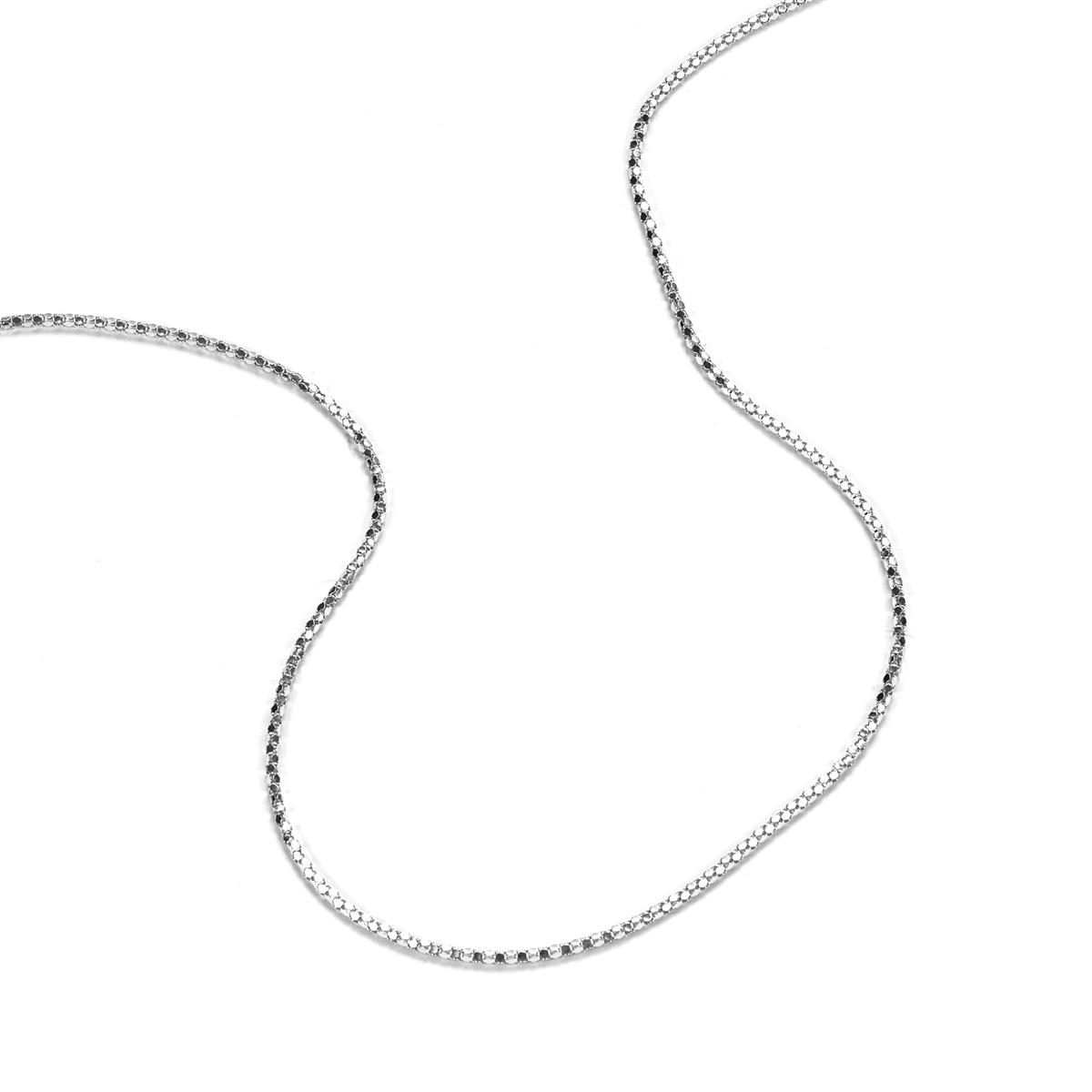 17 Sterling Silver Altro Magnetic Heart Popcorn Necklace 3.57g | Gemporia
