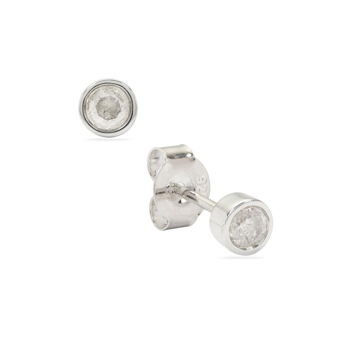 Diamonds Earrings in Sterling Silver 0.25cts | Gemporia