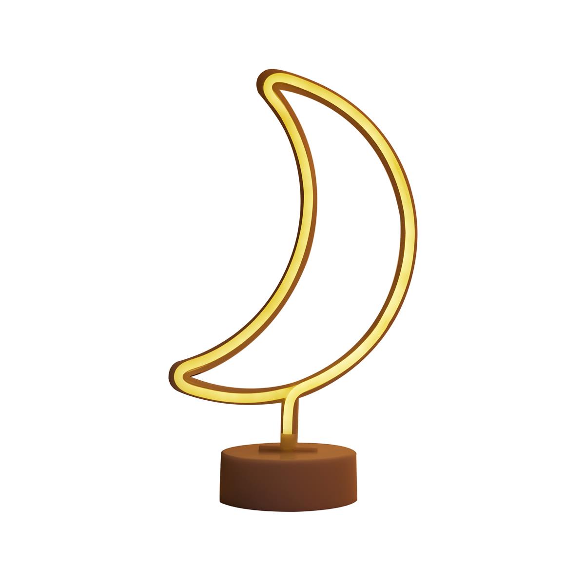 Crescent Moon LED Lamp | Gemporia