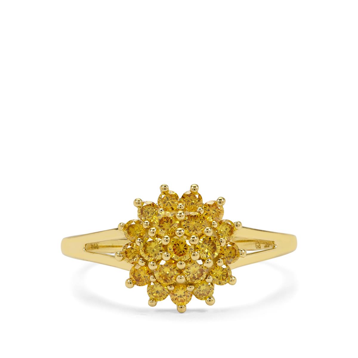 Imperial Diamonds Ring in 9K Gold 0.60ct | Gemporia