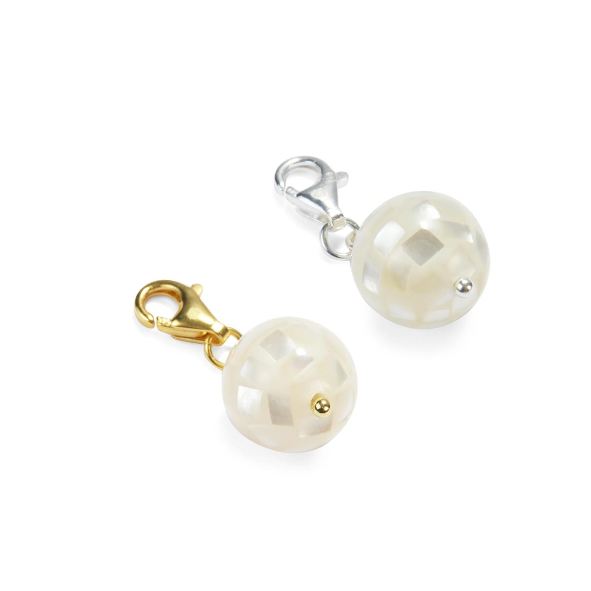 White Mother of Pearl Milano Charm | Gemporia