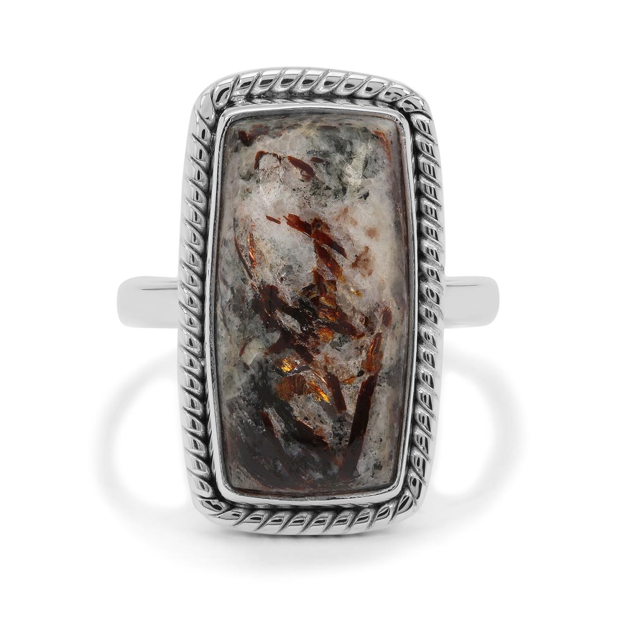 Astrophyllite Ring in Sterling Silver 9.50cts | Gemporia